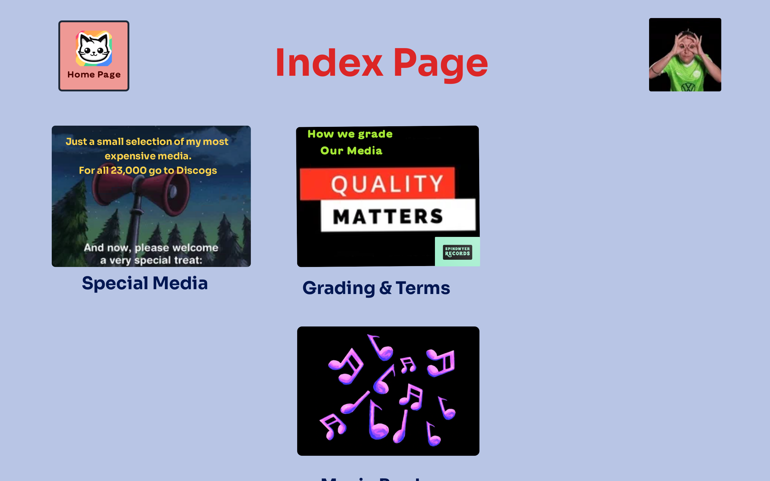 Main Index Page